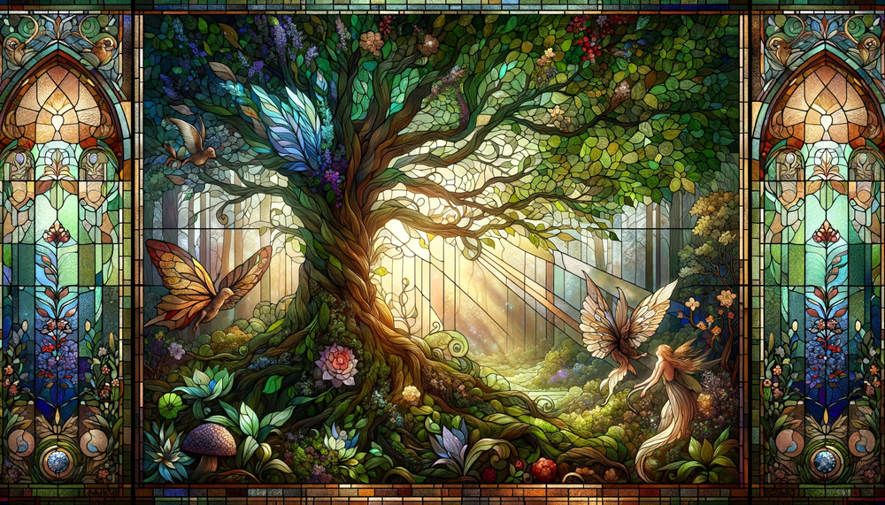 Creating Stained Glass Art Using DALLE3